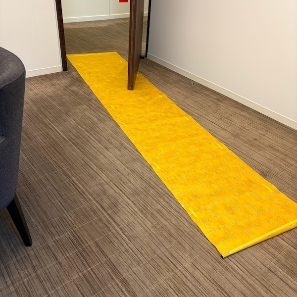 Yellow Brick Road Aisle Runner- Wizard Decor, Over the Rainbow Party ...