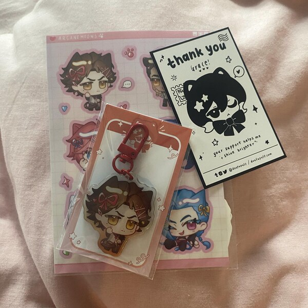 Hades 2 Phone Charms 1.5 Rainbow Holographic Mellinoë, Moros, Hecate ...