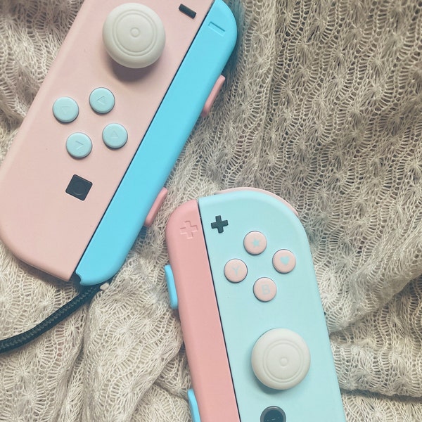 Custom Pastel Baby Pink and Blue Nintendo Switch Joy-con Joycon ...