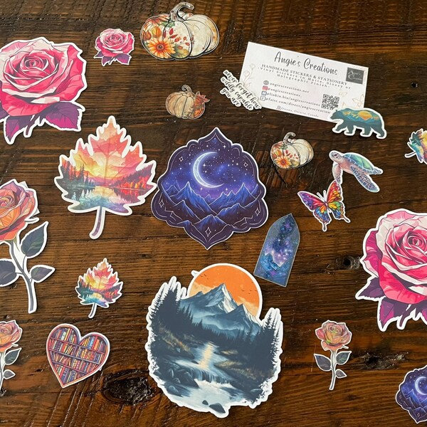 Colorful Stained Glass Butterfly Sticker, Water-resistant Die-cut Vinyl ...