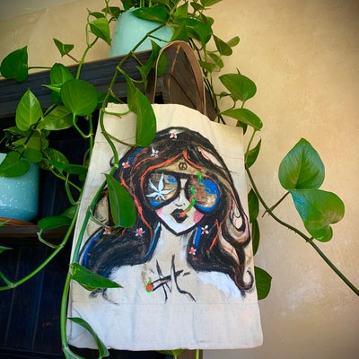 Original Large Acrylic Pot Head Girl, may - Etsy