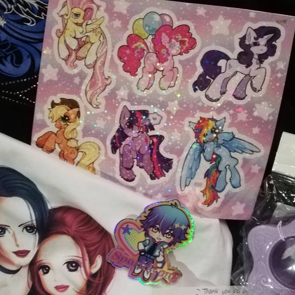 My Little Pony Sticker Sheet | Mane 6 - Etsy
