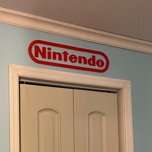 2ft or 4ft HUGE Nintendo Nintendo Switch Video Game Logo Sign man Cave ...