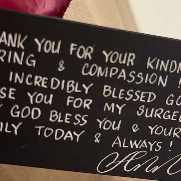 Custom Calligraphy Gift Tags,personalized Handwritten Name Tags With ...