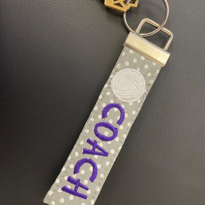 Personalized Sports Tag / Sports Keychain / Monogrammed Key - Etsy