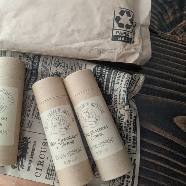 All-natural Deodorant, Clay-based Baking Soda-free Talc-free Aluminum ...