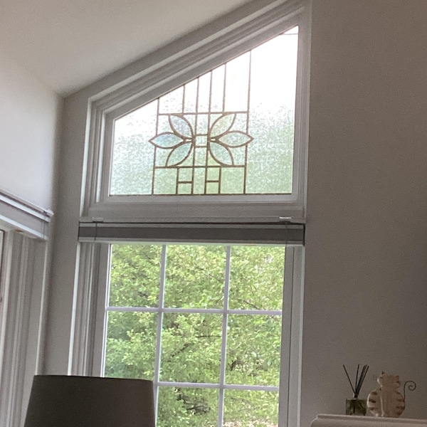 Stained Glass Window Film, Double-sided Thickened Static Cling Window ...