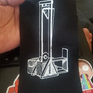 Guillotine/occult Patch/ Long Sew on Patch/ Back Patch/ Occultism ...