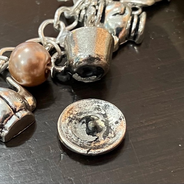 Acorn Charm Bracelet, Woodland Bracelet, Acorn Charms, Woodland Theme ...