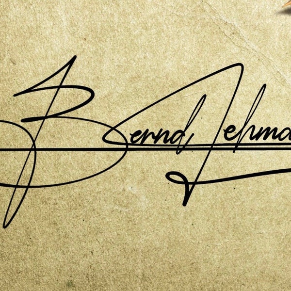 Custom Signature Design for Gentlemen and Ladies, Custom Designed ...