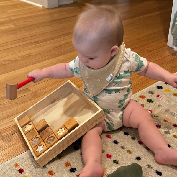 Wooden Toys for Sorting Shapes - Personalized Stacking Toy - Lacing Toy ...