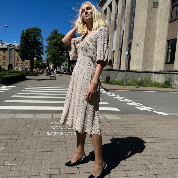 Dress Crochet Pattern - CALISTA Long Dress - Etsy