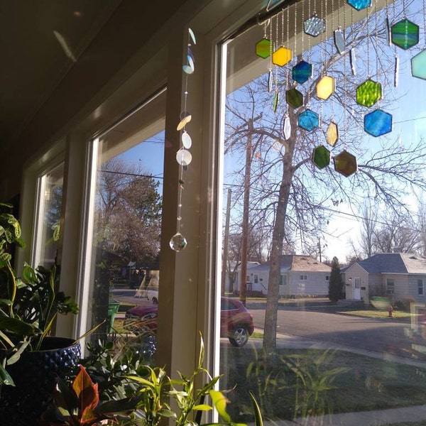 Crystal Sun Catcher | Crystal Prism Window Decor, Hanging Ball, Crystal ...