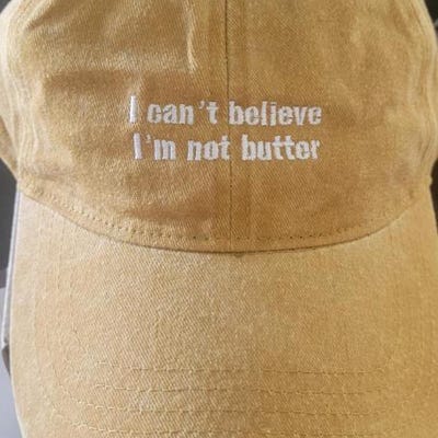 Custom Embroidered Dad Cap Washed Dad Hat Unstructured Gym Cap Bachelor ...