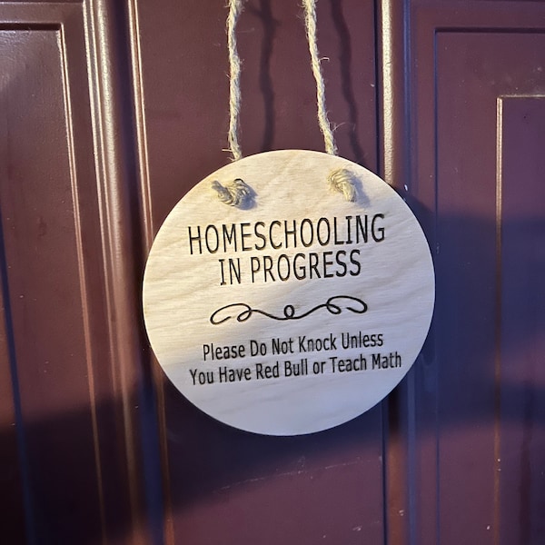 CUSTOMIZABLE Homeschool Distance Learning Front Porch Sign - Etsy