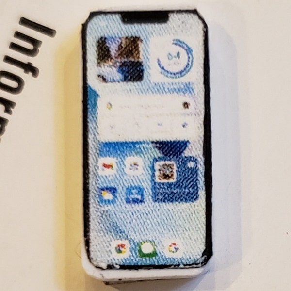 Dollhouse Miniature Smartphones - Etsy