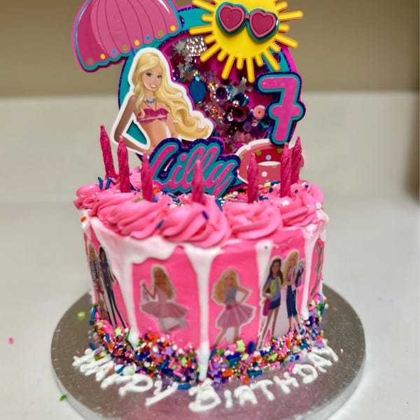 TXT Inspired Cake Topper, Kpop Cake Topper, Birthday Topper, Layered ...