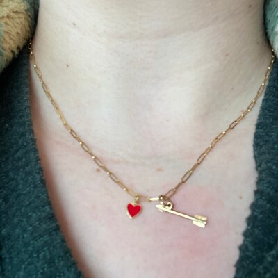 14K Solid Gold Scapular Pendant Necklace Yellow Gold Scapular Necklace ...