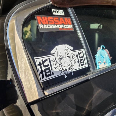 Anime Eyes Vinyl Decal Manga Panel Box Slap Sticker JDM Itasha Japanese ...