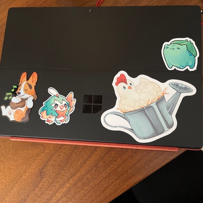 Rowlet Cosplaying as Decidueye Matte Vinyl Sticker - Etsy