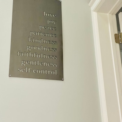 Fruits of the Spirit Wall Decor - Etsy