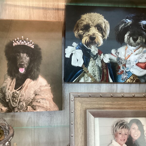 Custom Pet Portrait, Royal Pet Portrait, Custom Queen Regal Pet ...