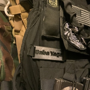 Tactical Molle Name Tag, Custom Made to Order Prepper - Etsy