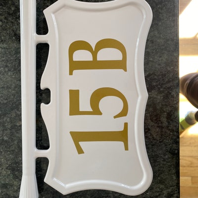 Light Pole Ladder Rest Number Signs Lamp Post Address Plaque Includes ...