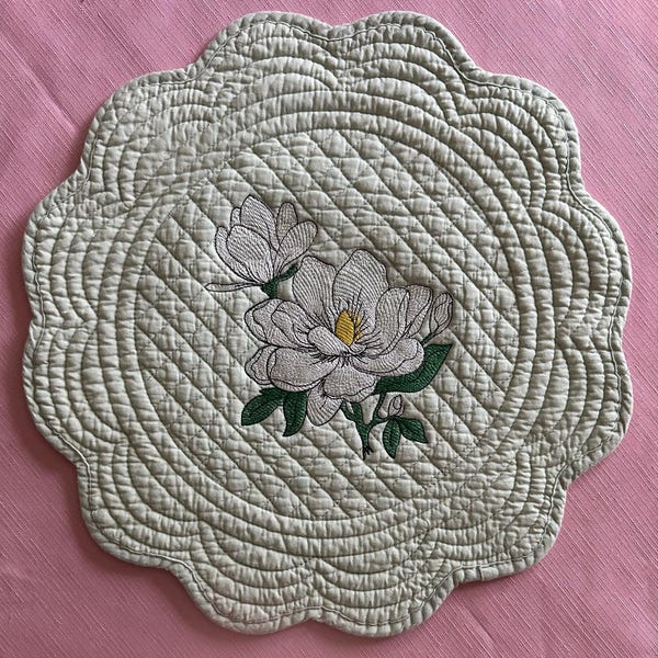 QUILT BLOCK EMBROIDERY Background #2 (background Only) - Fits a 5x5 ...