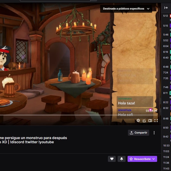 Celestial Purple Liquid Cat Botle Twitch Sub Bit Badges / Kawaii Magic ...