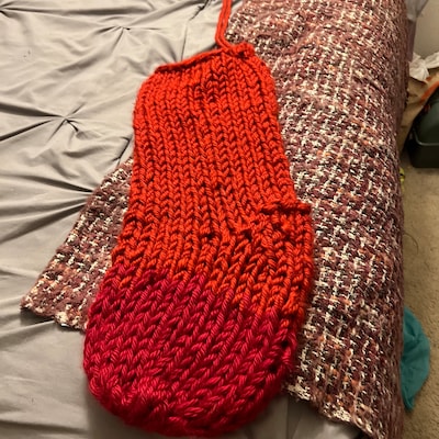 Mega Chunky Knitting Pattern Only Jumbo Oversized Knitted Christmas ...