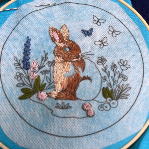 Floral Window Embroidery Pattern, Beginner Hand Embroidery, Beautiful ...