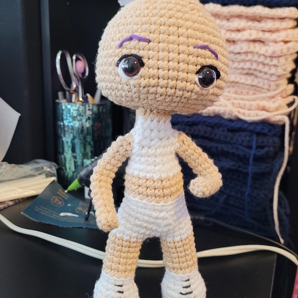 Amigurumi Pattern KPOP Demon Hunters Chibi Rumi Doll Crochet PDF ...