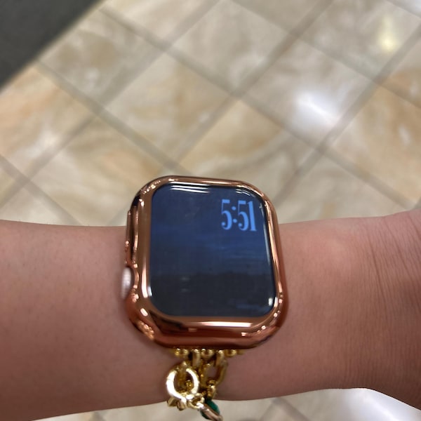 Apple Watch Strap Gold Silver Rose Gold 49mm 45mm 44mm 42mm 41mm 40mm ...