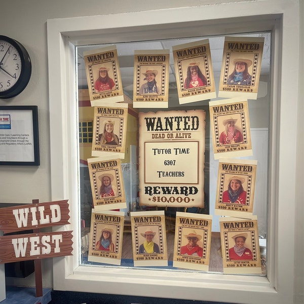 DIY Blank WANTED Poster Printable ~ Space for Photo, Crime, Name ...