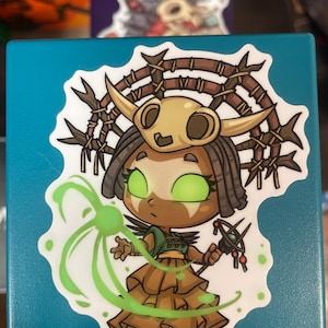 MTG nicol Bolas Chibi Styled Sticker for Deck Boxes, S, Laptops ...