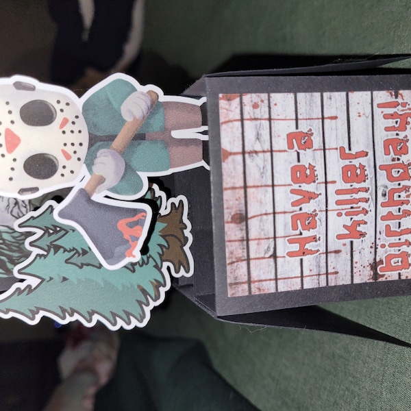 Horror Movie Pop-up Card - Etsy