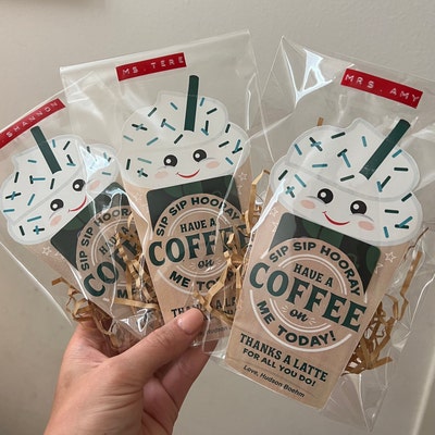 Coffee Thank You Gift Printable, Teacher Gift, Teacher Appreciation ...