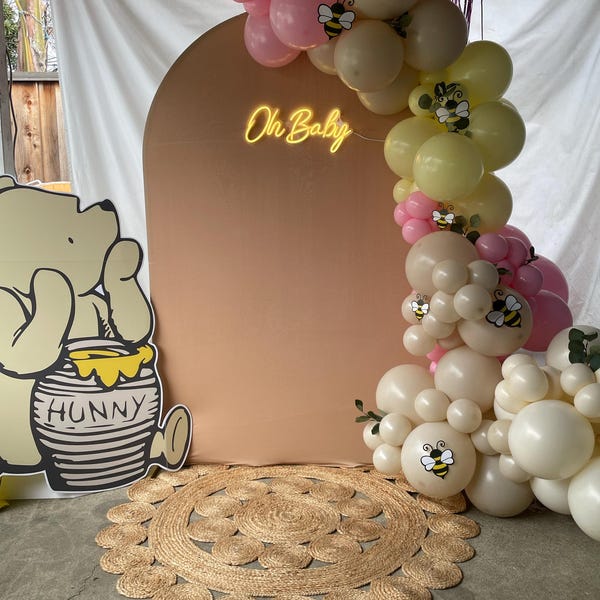 Personalized Blue Safari Chinoiserie Foam Board Arch Set, Blue Safari ...