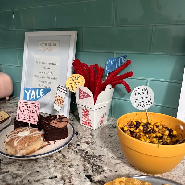 Stars Hollow Printable Party Pack || Bingo Cards || Gilmore Printable ...