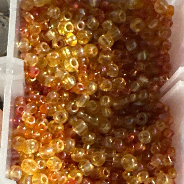 BF-351; a Variety of Small Dark and Medium Blue Glass Beads a Nice Mix ...