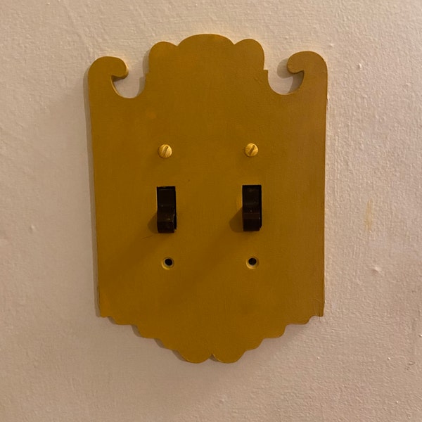 Scroll Top - Primitive Colonial Outlet Cover - Ready to Paint ...