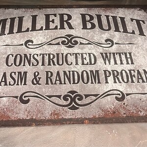 Custom Arch Top Steel With Rusty Edge Metal Sign - Etsy