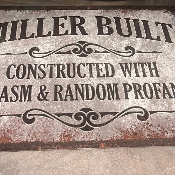 Custom Arch Top Steel With Rusty Edge Metal Sign - Etsy