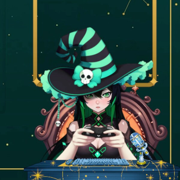 Vtuber Asset Keyboard Simple Minimalist Color | Blue | Keyboard, Mouse ...