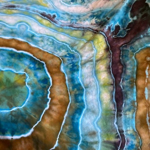 Geode Tie Dye Shirt, Psychedelic Clothing, Tye Dye Shirt, 50th Birthday ...