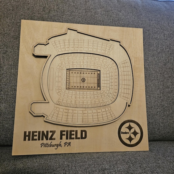 Custom 3D Layered Stadium Art: Laser Cut Wood - Etsy