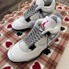 Jordan 4 Red Cement Shoelaces Thunder Fire Red Speckle Print Laces - Etsy