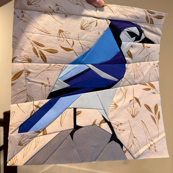 Blue Jay, Goldfinch, Cardinal, Oriole FPP Set--backyard Birds Series--4 ...