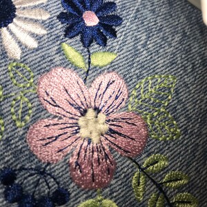 Machine Embroidery Design Modern Boho Flowers Modern Floral - Etsy